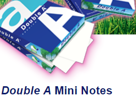 DOUBLE A MINI NOTES 93MMX 65MM PKT 100 SHEETS CLEARANCE- 73 PKT'S LEFT ...