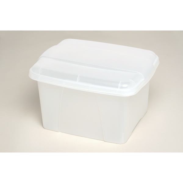 CRYSTALFILE STORAGE BOX CLEAR 32 LITRE | Independent Office Solutions