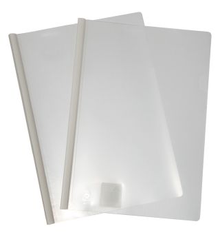 CLEAR FILE COLBY A4 202A CLEAR WITH WHITE SPINE | Independent Office ...