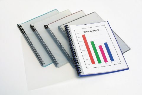 MARBIG DISPLAY BOOK CLEAR FRONT REFILLABLE BLUE | Independent Office ...