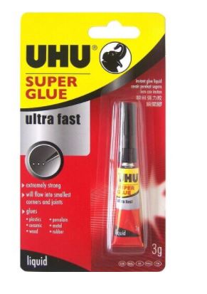 UHU SUPER GLUE 3ML ULTRA FAST LIQUID | Independent Office Solutions