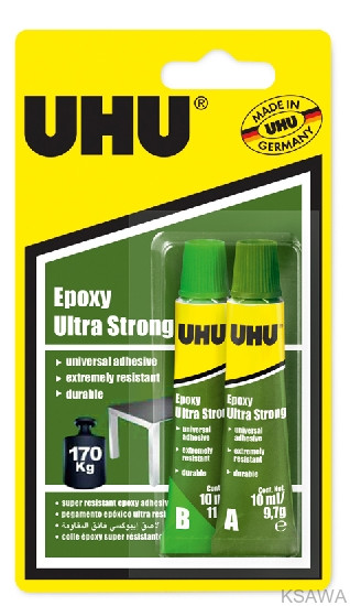 GLUE UHU EPOXY ULTRA STRONG 2 X 10ML TUBES | Independent Office Solutions